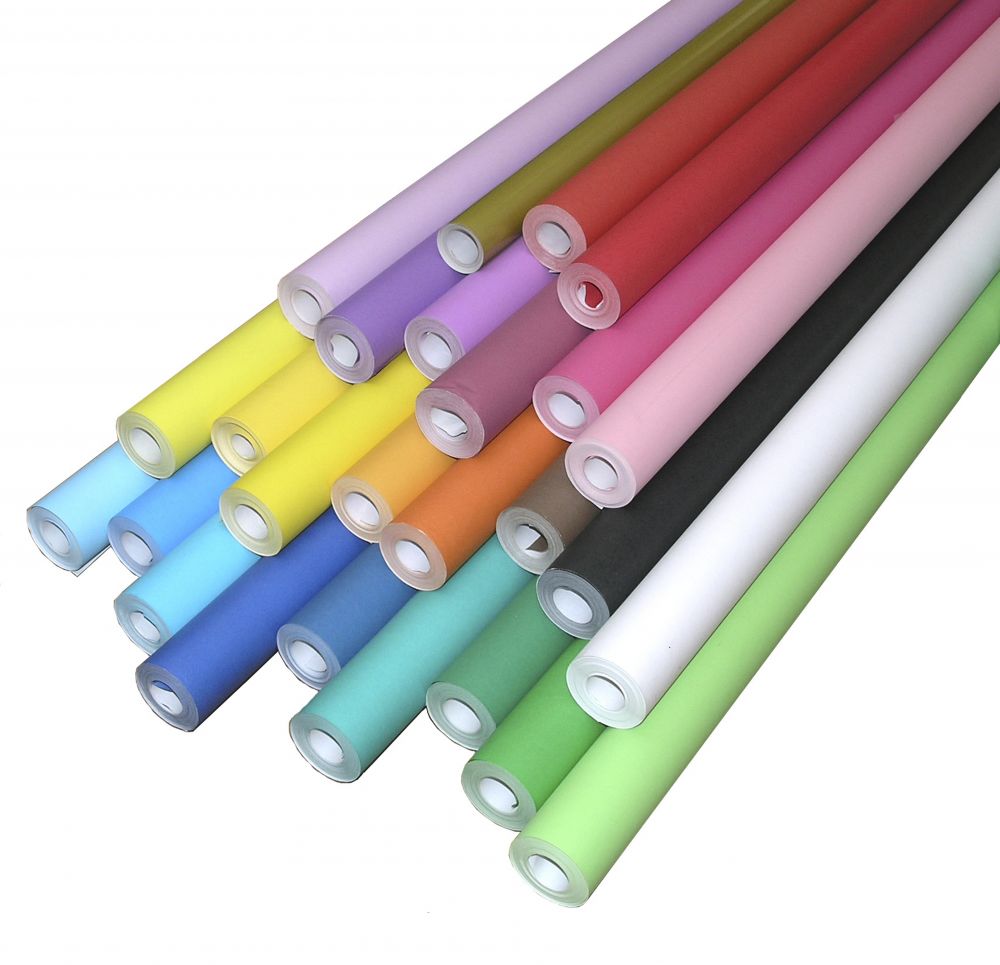 1020mm x 10m Poster Paper Rolls Assorted Colours - Clyde Paper and Print