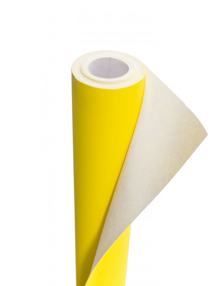 1218mm x 15m Fadeless Poster Paper Roll Lemon - Clyde Paper and Print