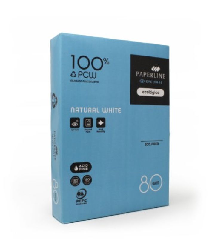 A3 Paperline 100% Recycled Copier Paper 80 gsm White - Clyde Paper and ...